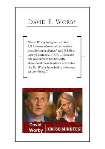 David Worby 9/11 News | 9/11 Attorney for 9/11 Workers