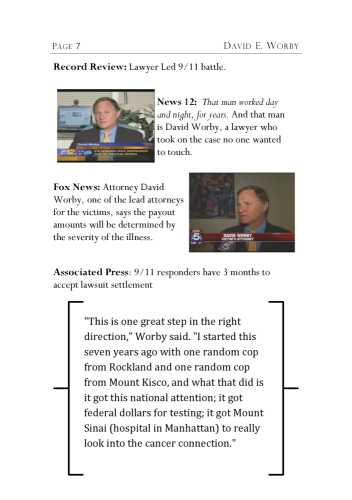 David Worby 9/11 News | 9/11 Attorney for 9/11 Workers